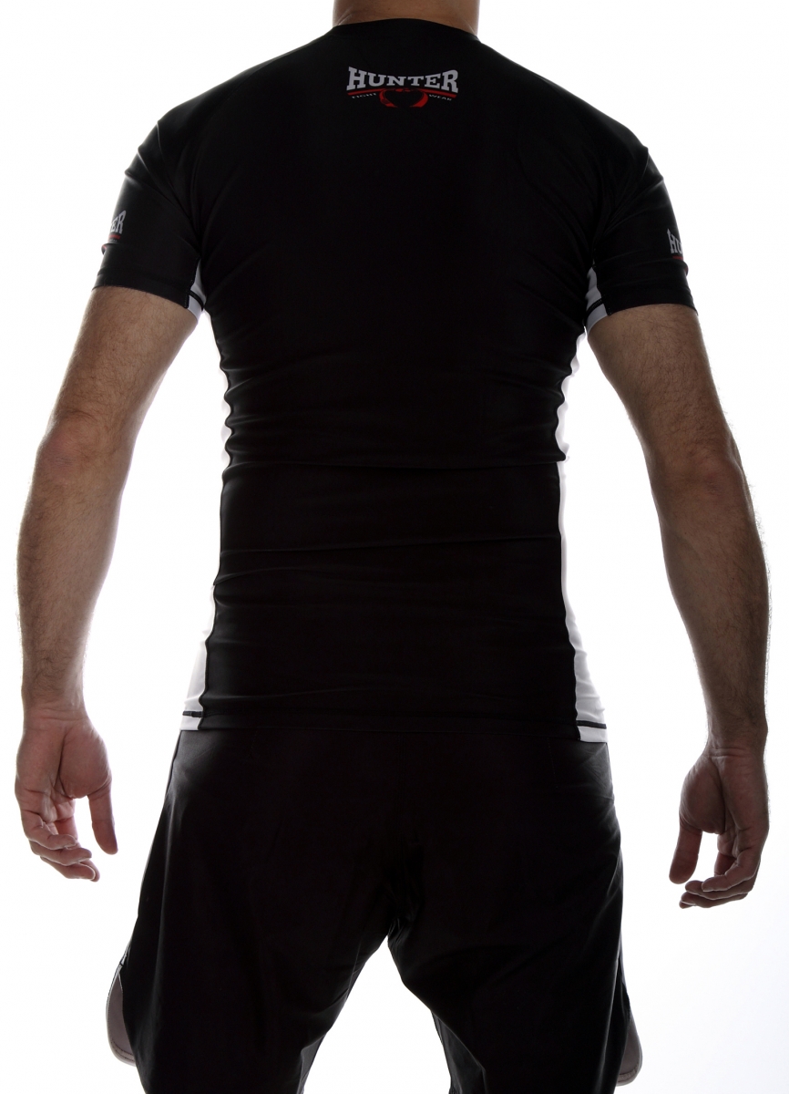 Rash Guard Hunter Manga Curta Preta